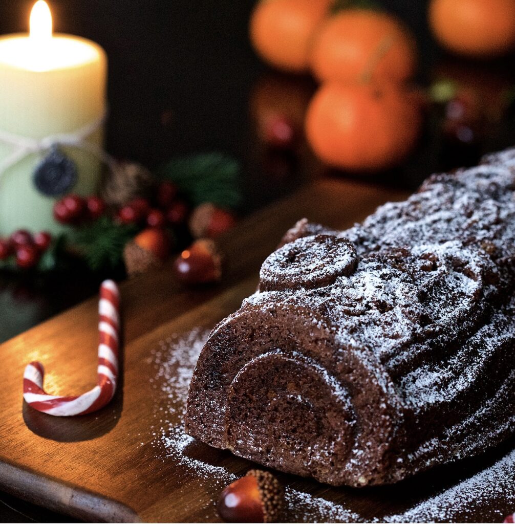 French Christmas Cake, a Buche de Noel - French la Vie