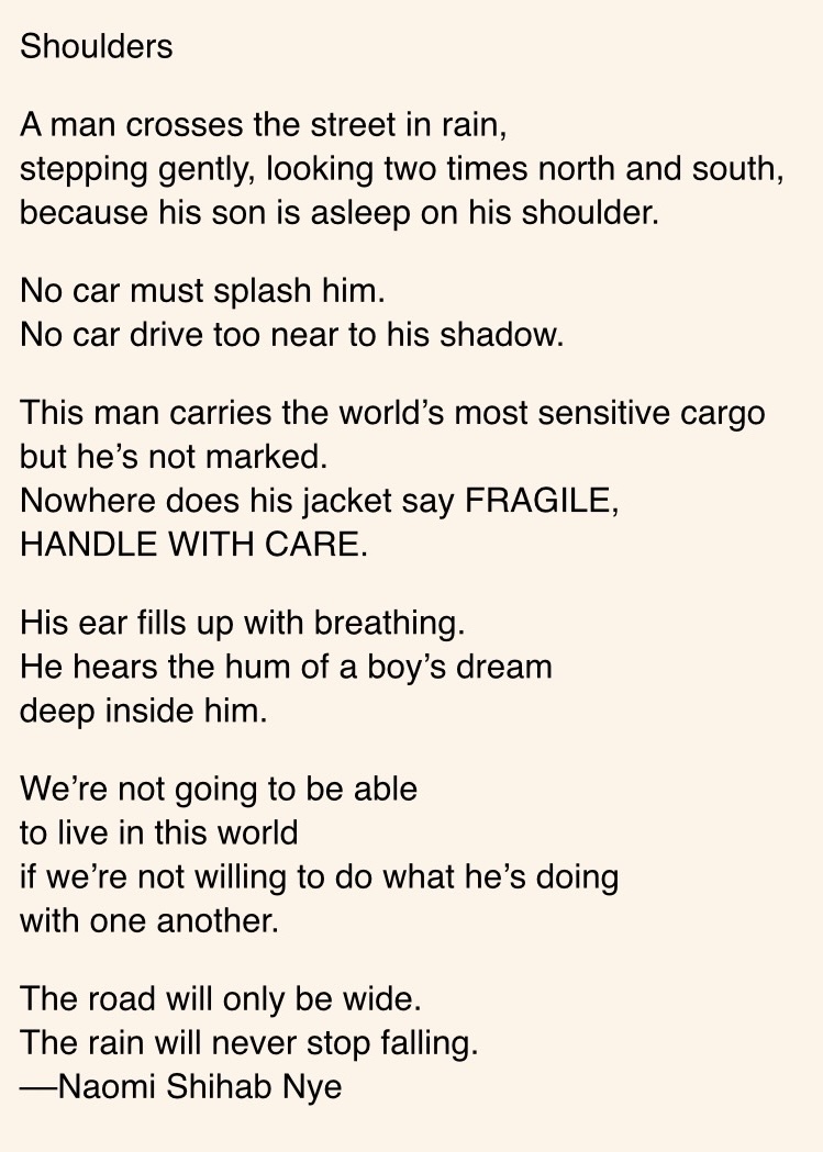 What We Carry For One Another – French la Vie